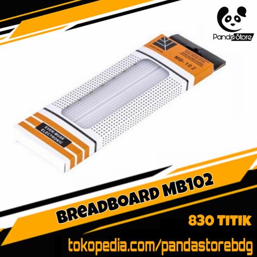 Jual Breadboard MB102 MB-102 830 Point PCB Solderless . Breadboard Untuk Te - Kab. Bandung Barat ...