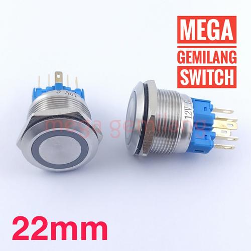 Jual Push Button Switch 22mm +Led - Merah - Jakarta Barat - mega ...