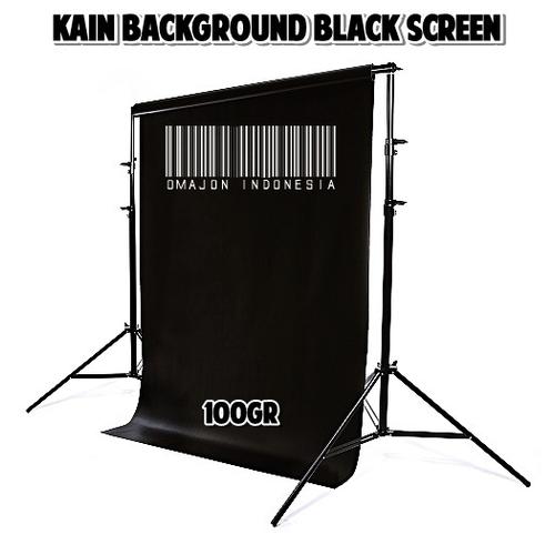 Jual Kain Backdrop Black Screen / Kain Studio Hitam / Spunbond Hitam ...