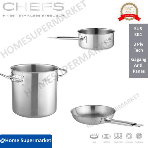 Jual Bima Chef Panci Sauce Pan Mpasi Stainless SUS 304 Food Grade 3Ply ...