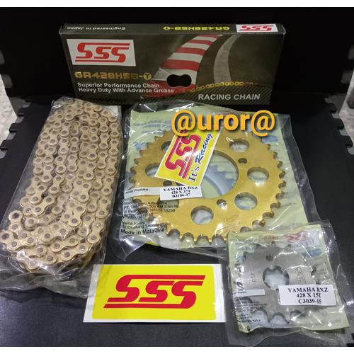 Jual GEAR SET SSS GOLD JUPITER MX 135 OLD / NEW & RANTAI SSS 428 HSBT GOLD - 13, 41 - Jakarta ...