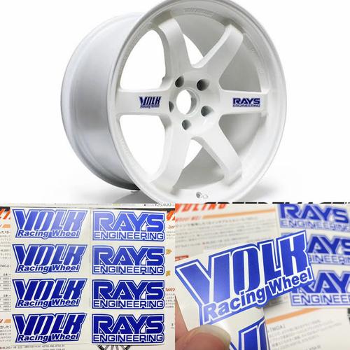 Promo sticker VOLK RAYS velg TE37 ( copy original design ) - Hitam ...