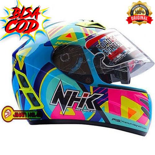 Jual Helm / nhk / helm nhk /helm full face nhk terminator blue terbaru ...
