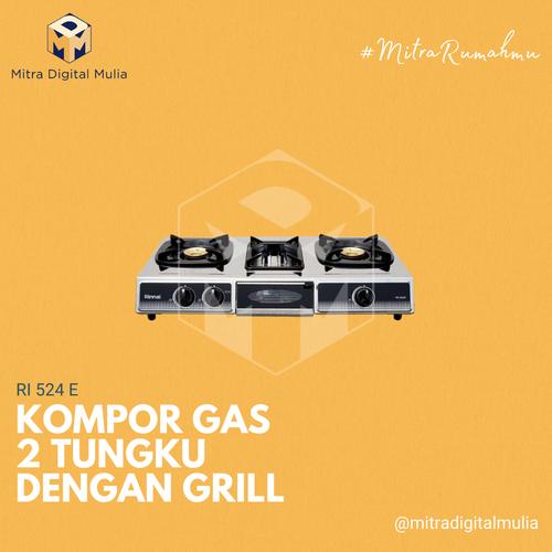 Jual Rinnai RI 524 E Kompor Gas dengan Grill [ 2 Tungku ] - Kota ...