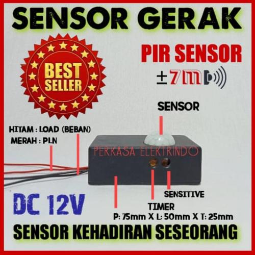 Jual SENSOR GERAK motion detector OTOMATIS 12v DC - Kab. Banyuwangi ...