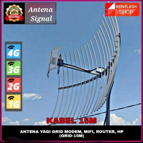 Jual Antena Tembak Pencari penguat signal Yagi Grid Modem Mifi Router ...