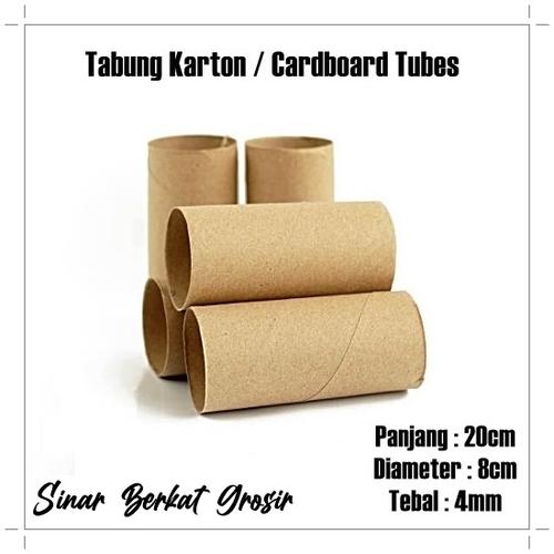 Jual Tabung Karton Kecil / Selongsong Dus Mini / Bahan Celengan Kardus ...