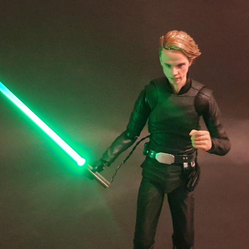 Jual Lightsaber LED Star Wars Hijau 8 cm Jedi Master luke rey skywalker ...
