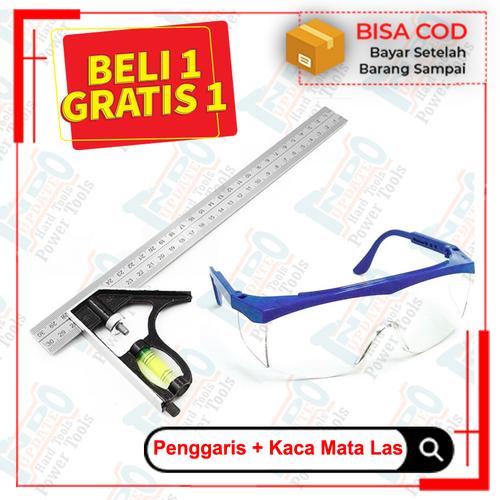Jual Penggaris Siku L Waterpass Kombinasi Sudut Presisi Air Geser ...