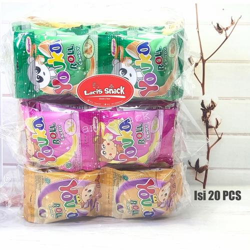 Jual Permen Youka Roll Candy Aneka Rasa Ranjani (1 pak isi 20 ...