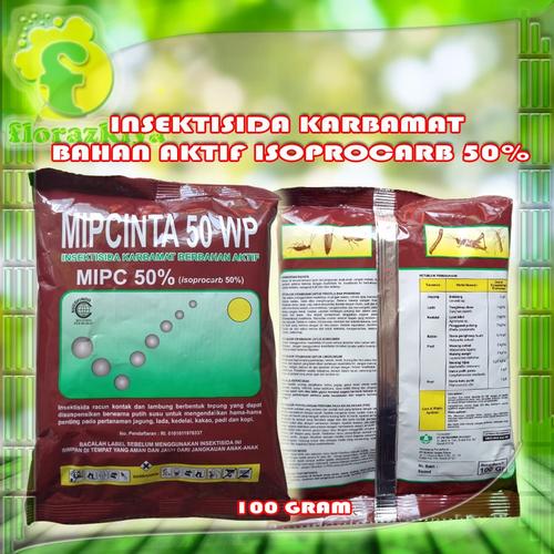 Jual Insektisida Karbamat MIPCINTA 50 WP Kemasan Original 100 gram ...