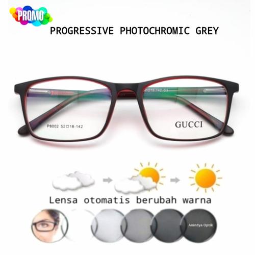 Jual PROMO KACA MATA PROGRESIF PHOTOCROMIC PRIA WANITA MINUS BACA PLUS ...