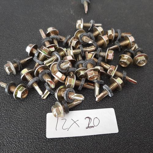 Jual Baut Roofing Kuning 12x20 Lapis Karet/ Skrup Roofing Baja Ringan ...