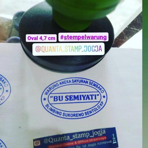 Jual Stempel Oval, Custom.... untuk segala keperluan - Kota Yogyakarta ...