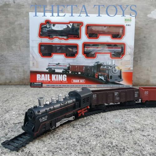 Jual MAINAN KERETA API LOKOMOTIF TRAIN SET MAINAN KERETA API RAIL KING ...