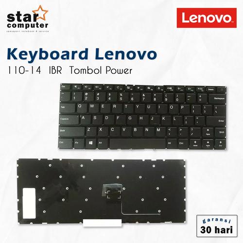 Jual Keyboard Lenovo ideapad 110-14 110-14-IBR SOKET TENGAH TOMBOL ...