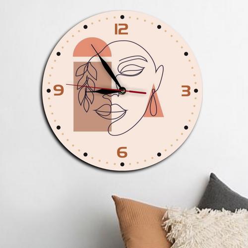 Jual jam dinding minimalis modern unik kayu besar aesthetic custom ...