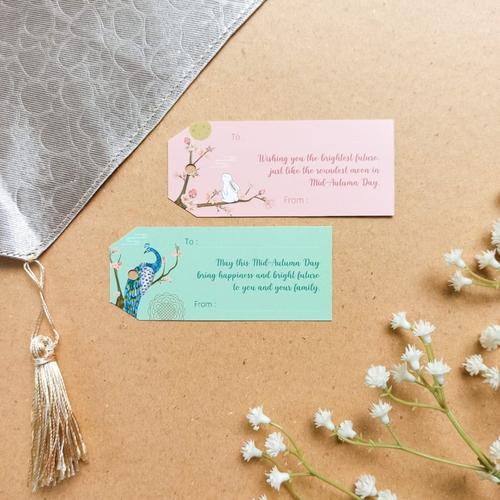 Jual Hang Tag Kartu ucapan Mooncake Card Tag Kue Bulan Hangtag Moon ...