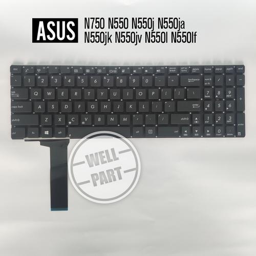 Jual Keyboard laptop Asus N750 N550 N550j N550ja N550lf N550jk N550jv ...
