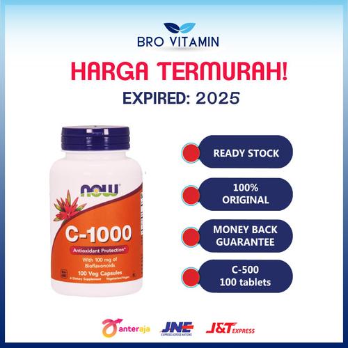 Jual Now Vitamin C 1000 100 Capsules l C-1000 Imun daya tahan tubuh ...