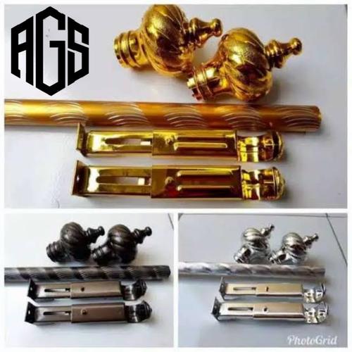 Jual Batang gorden full set Batang Besi aluminium Rell Aksesoris gorden ...