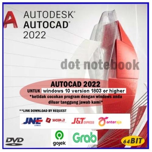 Jual DVD SOFTWARE DESIGN AUTO CAD 2022 ATAU ACAD 2022 FULLVERSION - Kab ...