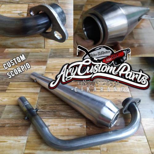 Jual knalpot custom japstyle Scrambler caferacer Triumph bober Cooper ...