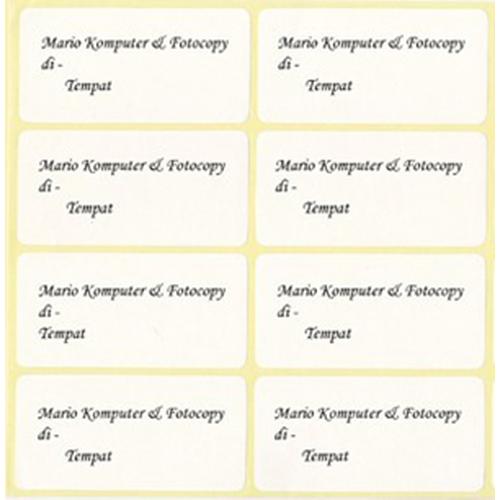 Jual Cetak Label Undangan / Undangan Pernikahan / Undangan Acara - 121 ...