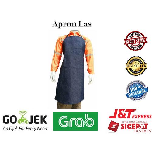Jual Apron Dada Jeans Apron Kulit Pelindung Dada Celemek Bahan Jeans ...
