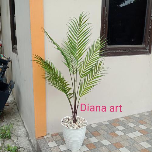 Jual palm hias#pohon palm palsu#palm artificial#daun palm#pohon palem ...