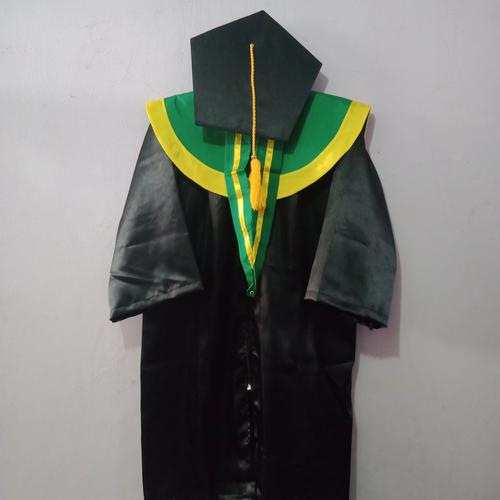 Jual Baju Toga Wisuda SD Hijau List Kuning - Hitam, XL - Jakarta Pusat ...