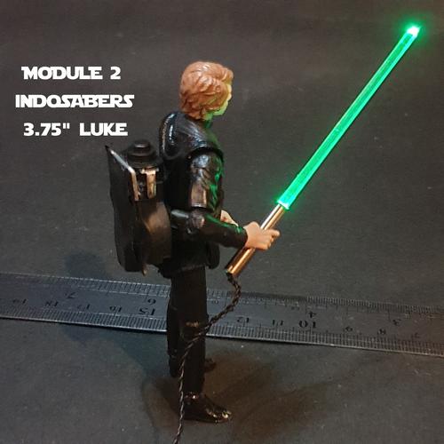 Jual LIGHTSABER LED Putih 6 CM Star Wars Ashoka Mandalorian Black ...