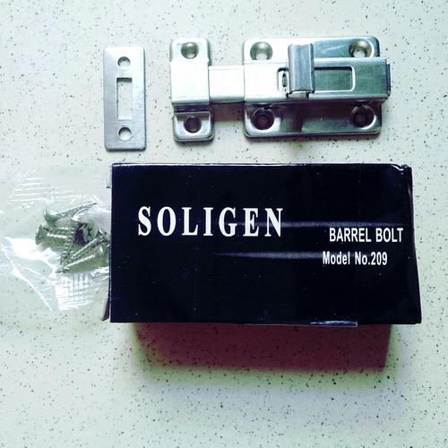 Jual GRENDEL SLOT/SLOT PINTU KAMAR MANDI 2"INCH/5CM STAINLESS STEEL ...