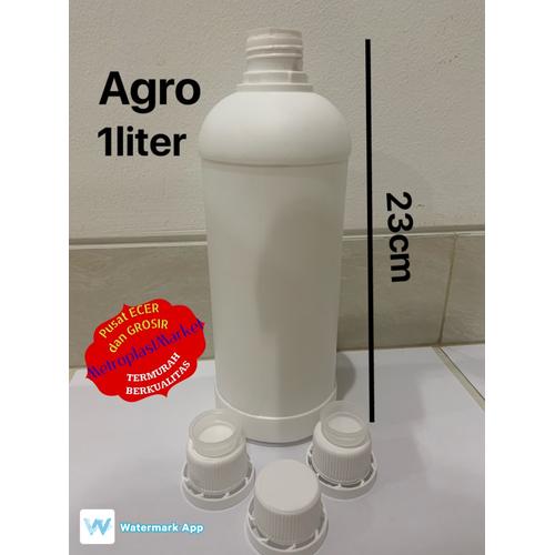 Jual Botol AGRO 1 liter 1000 ml /botol LABOR 1liter 1 ltr /OJOL ONLY - NATURAL - Jakarta Utara ...