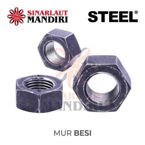 Jual Mur Besi / Hex Nut Warna Hitam M33 x 3.50 K50 - Jakarta Barat ...