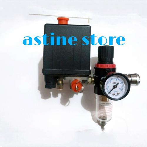 Jual Paket Set Regulator Filter Angin+Pressure Switch Otomatis ...
