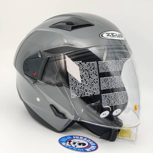 Jual Zeus ZS611 GREY 11C Double Visor Z611 611 - XL - Jakarta Barat ...