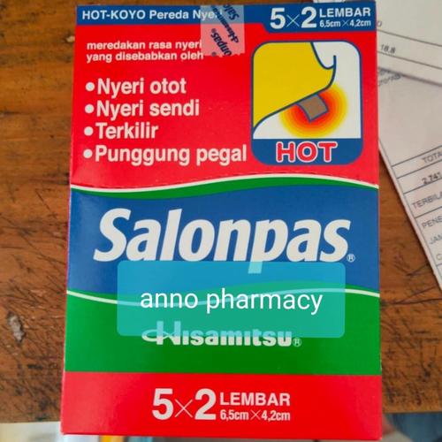 Jual Salonpas koyo hot HARGA BOX salonpas koyo merah panas - Jakarta ...