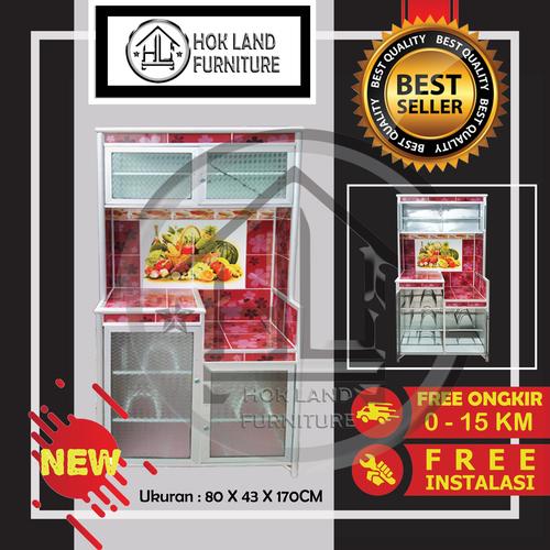 Jual Lemari Rak Piring 2 Pintu Super Magicom / Rak Piring Super / Rak ...