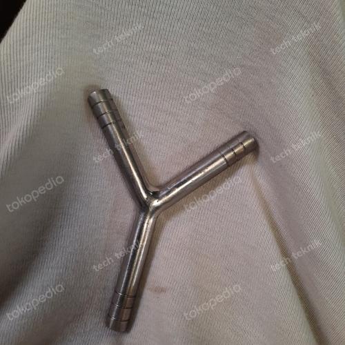 Jual sambungan selang cabang three way 3/8" stainless - Kota Bandung ...