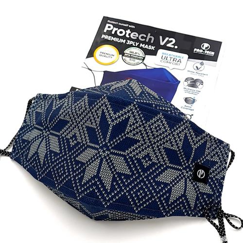Jual MASKER KAIN PROTECH V2 PREMIUM 3 PLY MASK MOTIF M230 - M MEDIUM ...