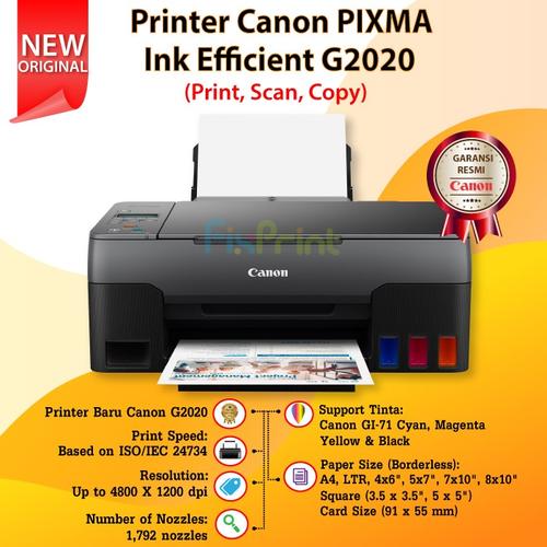 Jual Printer Canon PIXMA Ink Efficient G2020 (Print - Scan - Copy ...
