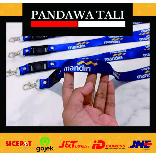 Jual Lanyard Bank Mandiri / Lanyard Printing Custom Pandawa Tali ...