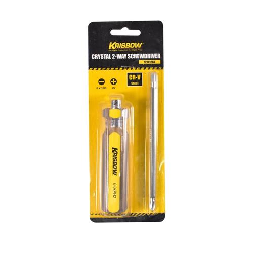 Jual Obeng Kristal 2 Arah Krisbow Crystal 2 Way Screwdriver Obeng Plus ...