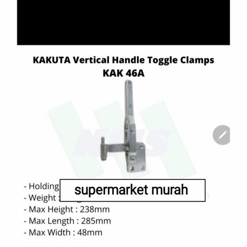 Jual KAKUTA Vertical Handle Toggle Clamps KAK 46A - Jakarta Barat ...