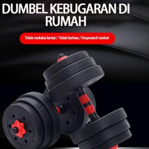 Jual Dumble 20kg set /dumbel alat fitnes /dumbell alat olahraga /barang ...