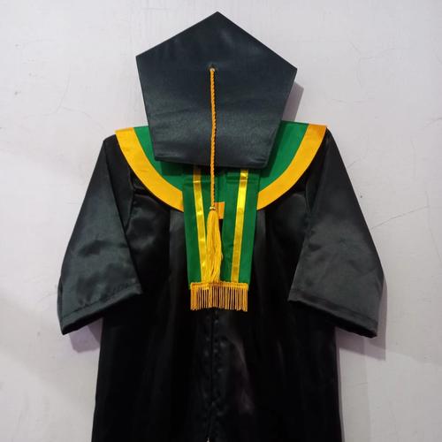 Jual Baju Toga Wisuda TK Hijau List Kuning - Hitam, S - Jakarta Pusat ...