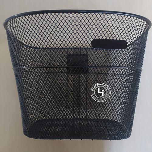 Jual KERANJANG SEPEDA Box Tempat Wadah barang Sepeda BESI Hitam Jaring ...