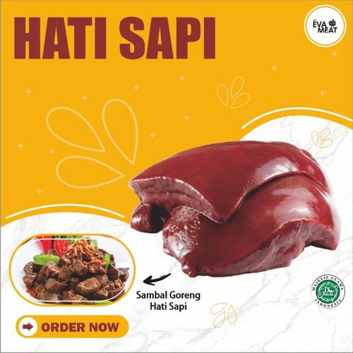 Jual hati sapi 500 gr / beef liver / hati / daging hati sapi / liver ...