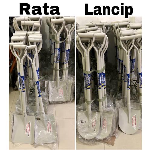 Jual Sekop pasir full besi rata & runcing Skop plat Skop lancip warna ...